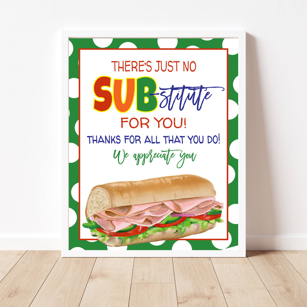 Sub Sandwich Sign Decor – wacky-kracker
